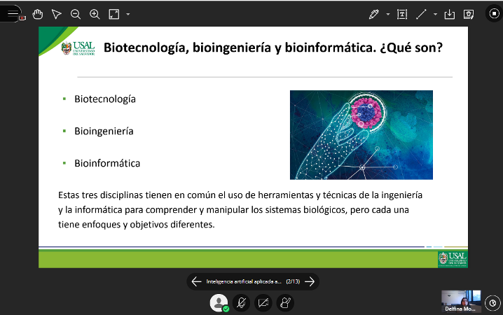Inteligencia Artificial Aplicada a la Bioingeniería y Bioinformática | Universidad del Salvador